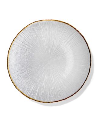 American Atelier Serveware Centro Glass Charger Plate - Macy's