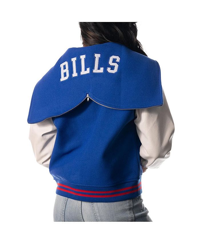 The Wild Collective Women's Royal Buffalo Bills Sailor Full-Snap Hooded ...