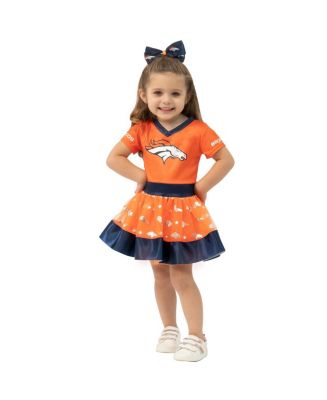 Jerry Leigh Girls Toddler Orange Denver Broncos Tutu Tailgate Game Day ...