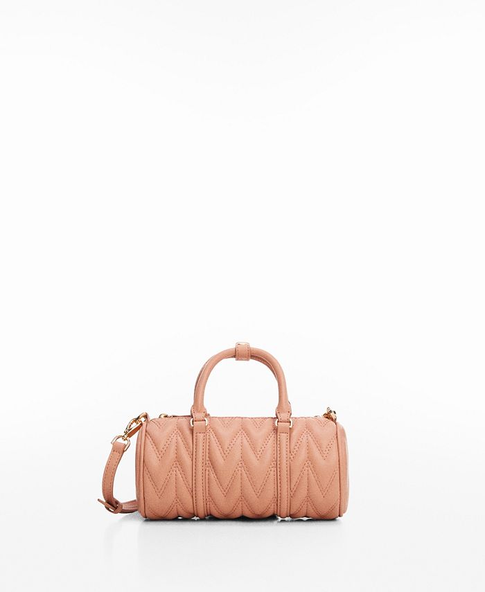 MANGO Women's Double-Handle Quilted Bag - Macy's