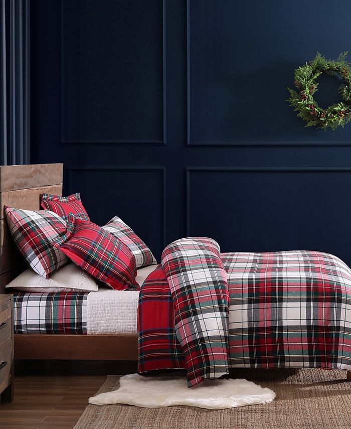 Levtex Spencer Red Plaid Reversible Quilt, Twin - Macy's Levtex Spencer Red Plaid Reversible Quilt, Twin - Macy's