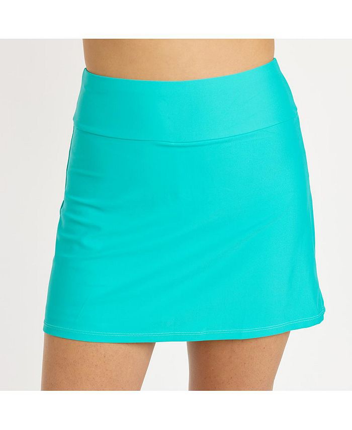 Calypsa Women's A-line Swim Skort - Macy's