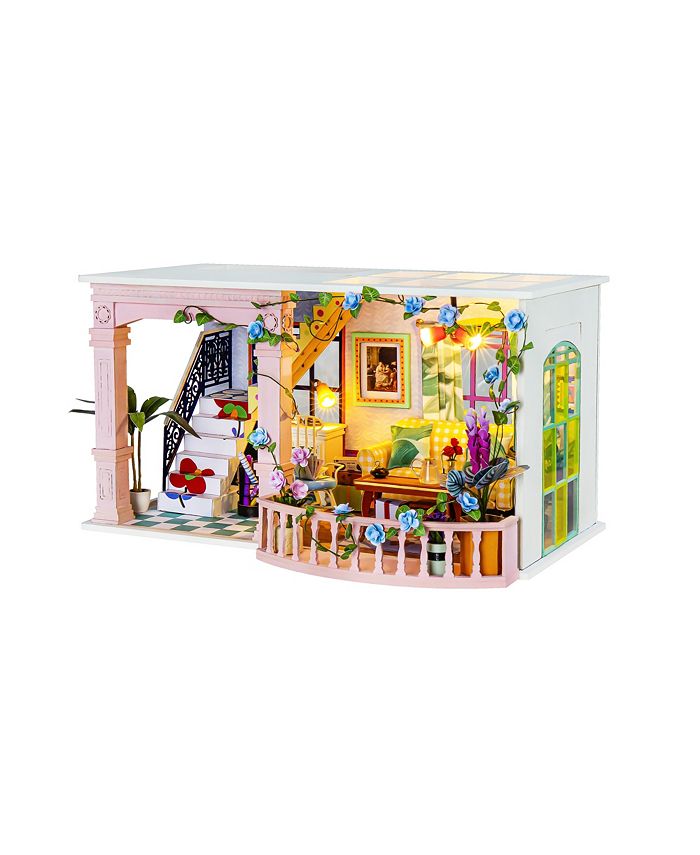Flash Popup DIY 3D Wood Puzzle Mini Sweet Patio Miniature 199pcs - Macy's