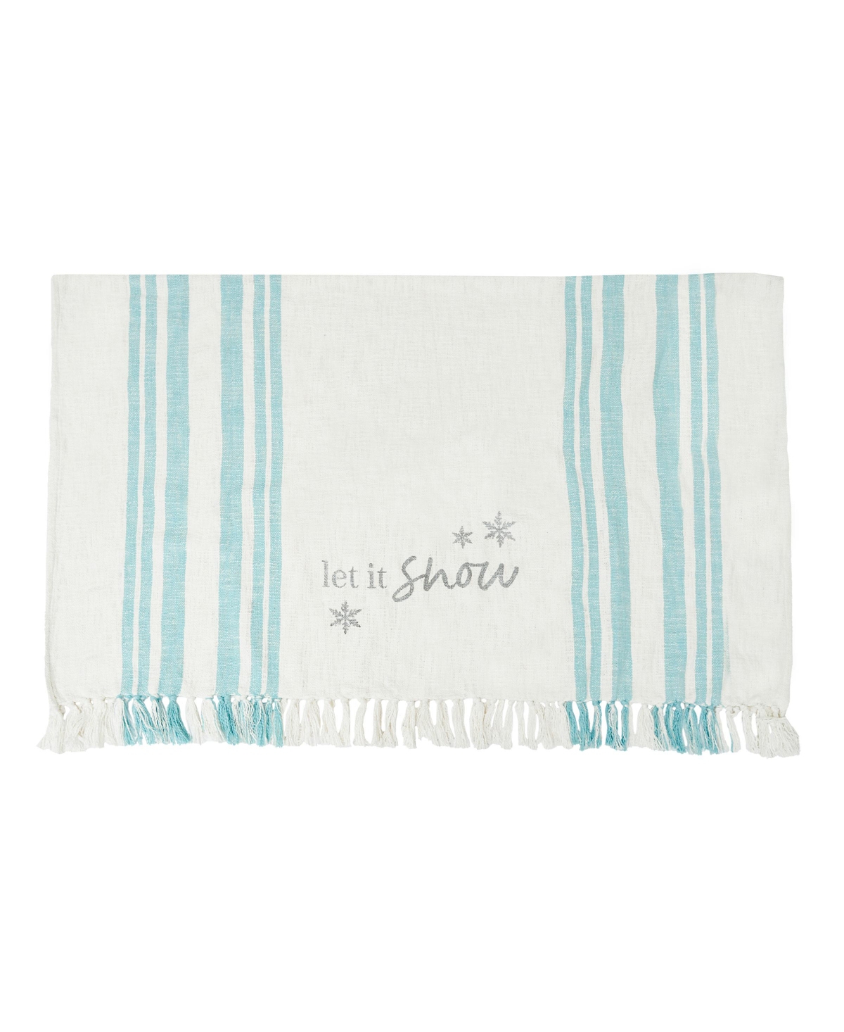 Click here for Morgan Snow Woven Throw Blanket - Blue prices