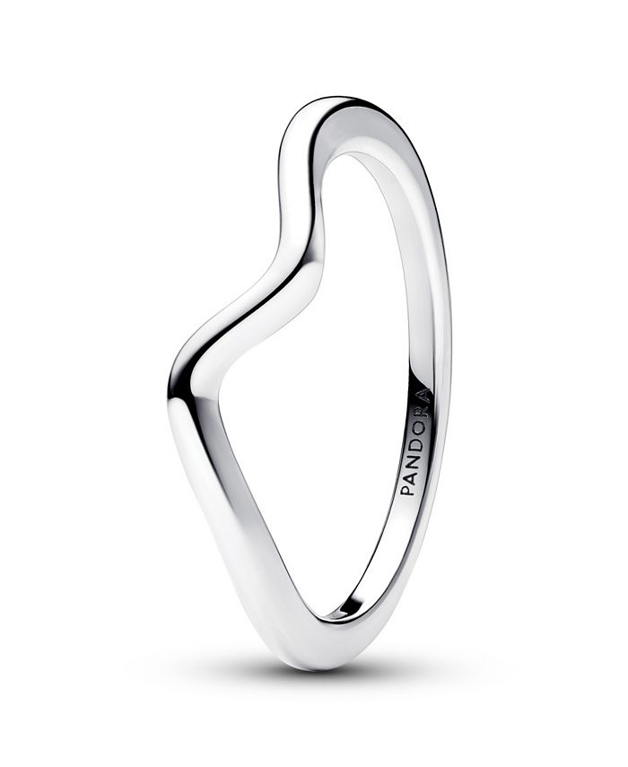 Pandora Sterling Wave Ring - Macy's