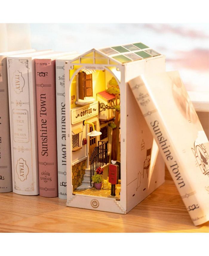 Flash Popup DIY 3D Book Nook Kit - Sunshine Town 246 Pcs Puzzle - Macy's