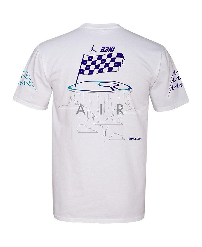 23xi Racing Men's White Jordan Wings T-shirt - Macy's