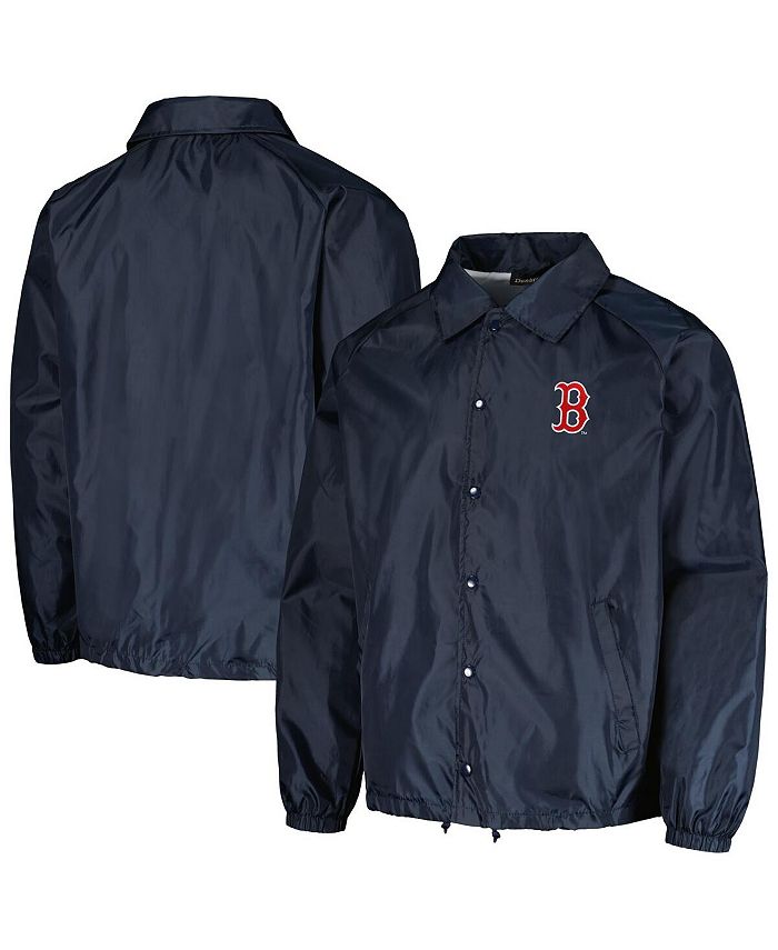 Dunbrooke Men's Navy Boston Red Sox Coach's Raglan Full-Snap ...