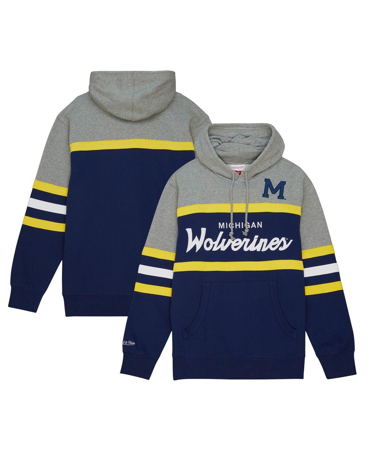 Click here for Mens Mitchell & Ness Navy Michigan Wolverines Head... prices