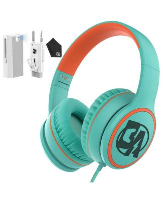 R10 Kids Headphones with Microphone, 1.5M No-Tangle Cord, Portable ...