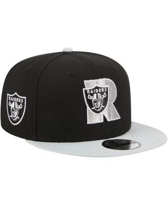 Men's New Era Black, Silver Las Vegas Raiders City Originals 9FIFTY ...
