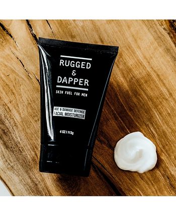 Rugged & Dapper - Age + Damage Defense Facial Moisturizer, Face Moisturizer for Men - 4 Ounces ...