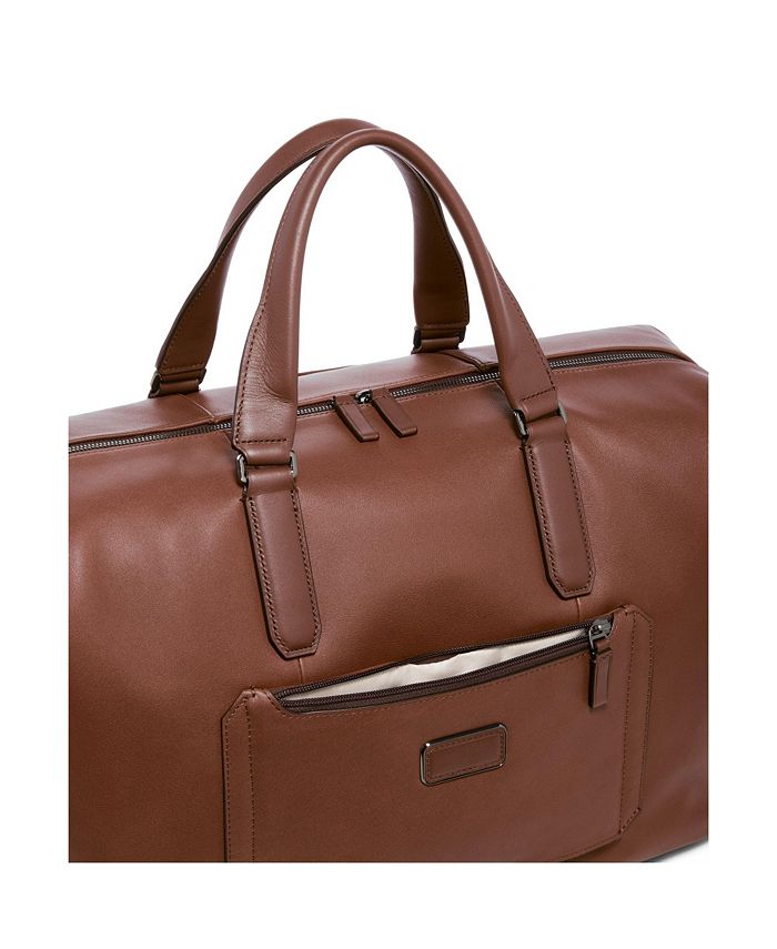 TUMI Men's Harrison Nelson Duffel Leather Bag - Macy's