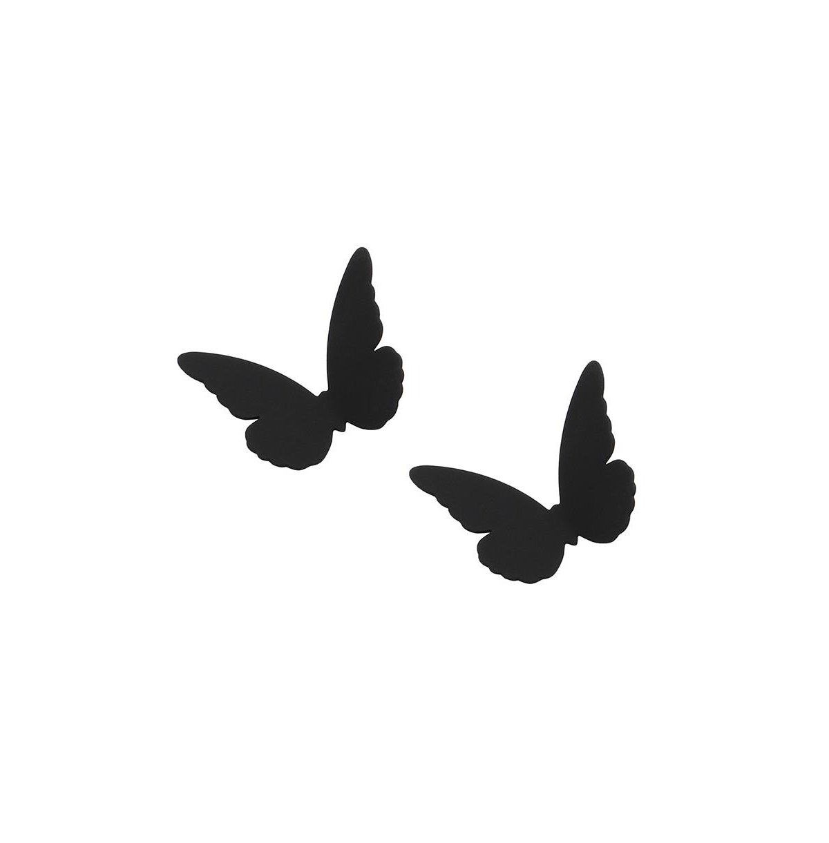 Click here for Sohi Womens Black Minimal Butterfly Stud Earrings... prices