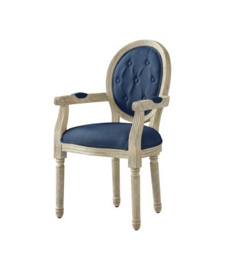 Rustic Manor Edna Linen Dining Chair - Macy's