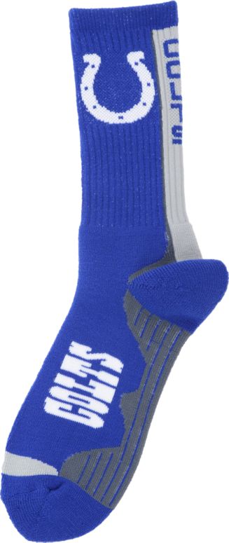 For Bare Feet Indianapolis Colts Team Vortex Crew Socks - Macy's