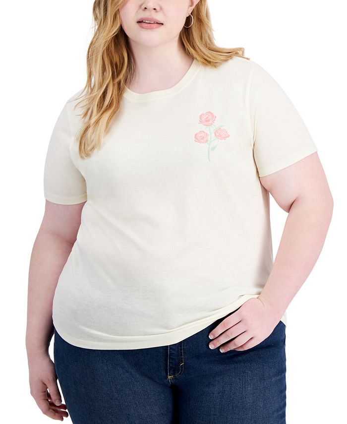 Rebellious One Women's Radiate Kindness Crewneck Tee - Macy's