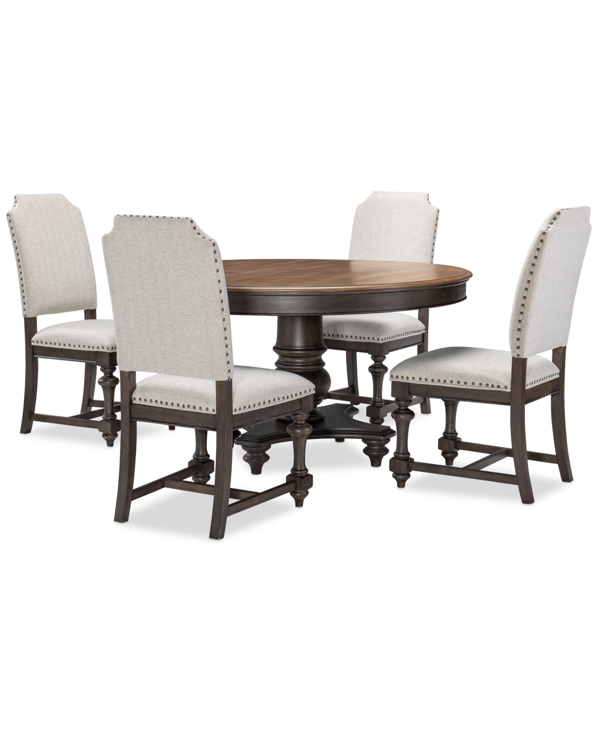 Click here for Mandeville 5 Pc. Dining Set (Round Table & 4 Uphol... prices