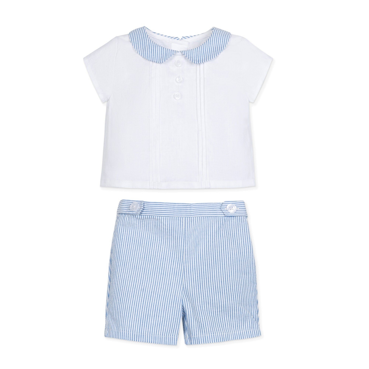 Click here for Hope & Henry Baby Girls Layette Peter Pan Shirt an... prices