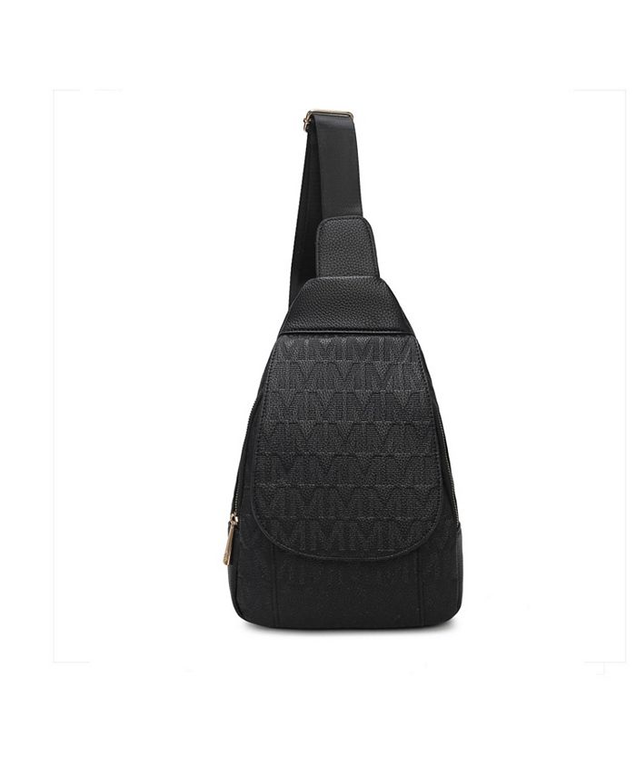 MKF Collection Cleisy M Fanny Pack logo Embossed Sling Bag by Mia K ...