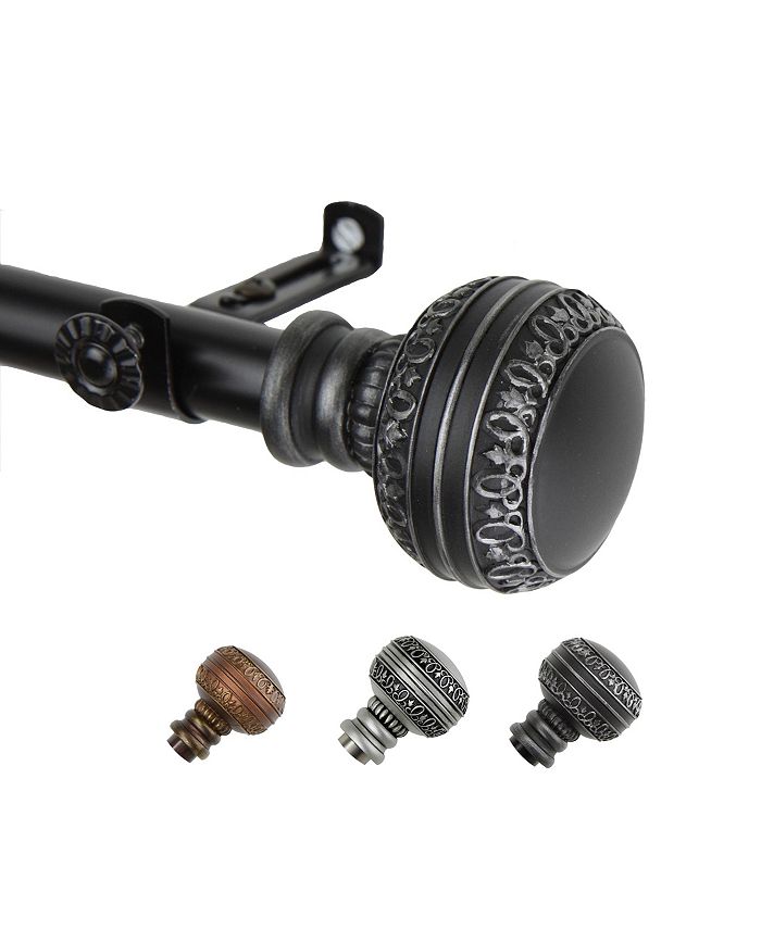 Rod Desyne Ornament 13/16" Curtain Rod 120-170" - Macy's