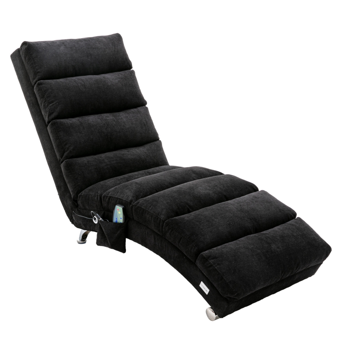 Click here for Streamdale Modern Linen Indoor Chaise Lounge - Bla... prices