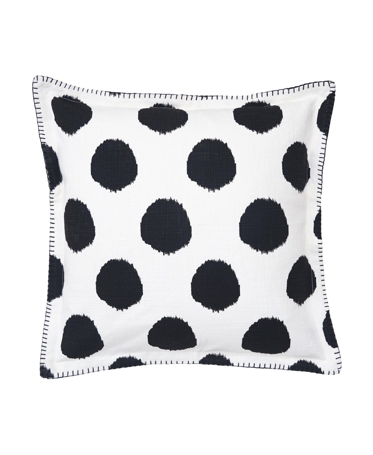 Click here for Dot Onyx Black Polka Dot Printed Throw Pillow  20&... prices