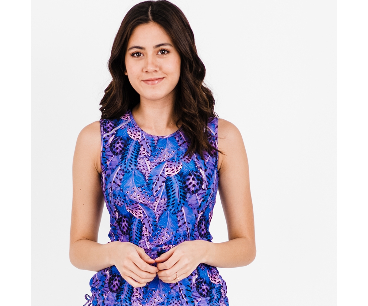 Click here for Calypsa Womens Plus Size Closed Back Maya Swim Top... prices