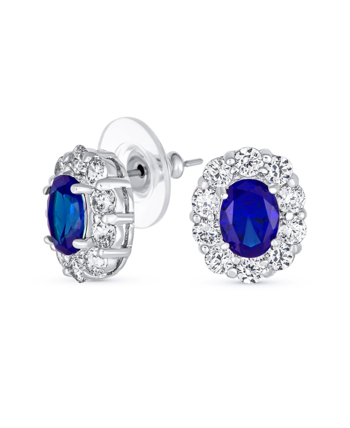 Click here for Bling Jewelry Classic Style Crown 1.5 Ct Cz Halo O... prices