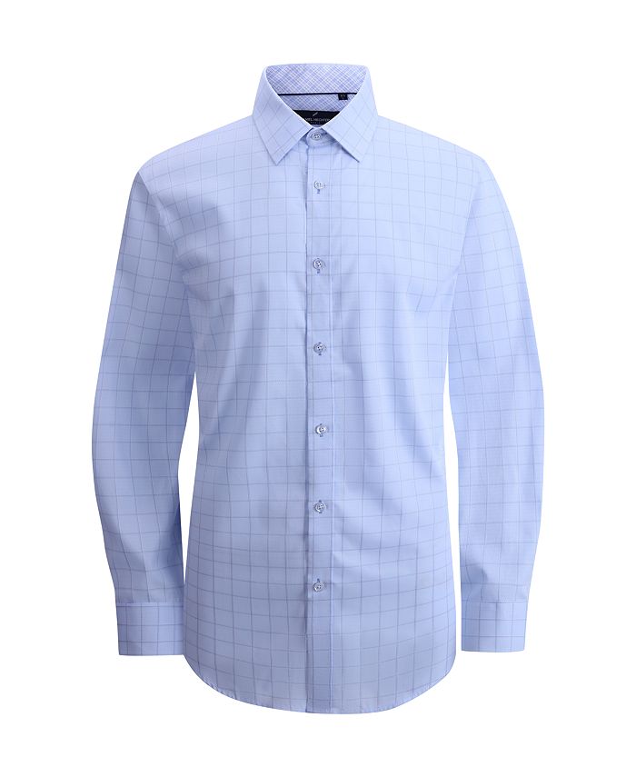 Daniel Hechter Men's Small Check Dress Shirt - Macy's