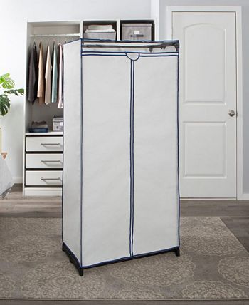 Simplify 36" Wide Portable Closet in Black - Macy's