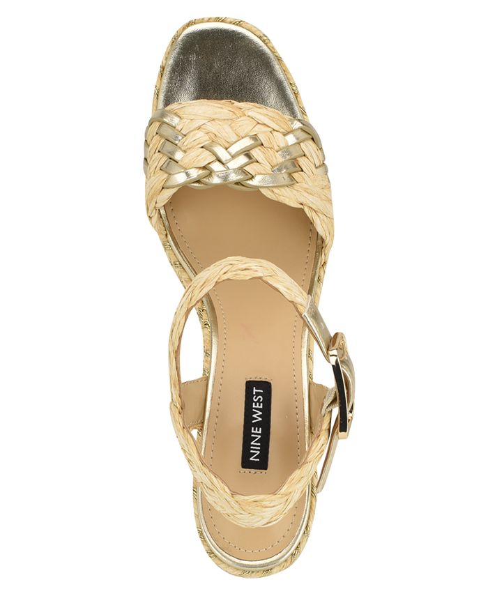 Nine West Women's Jolane Block Heel Round Toe Dress Sandals - Macy's