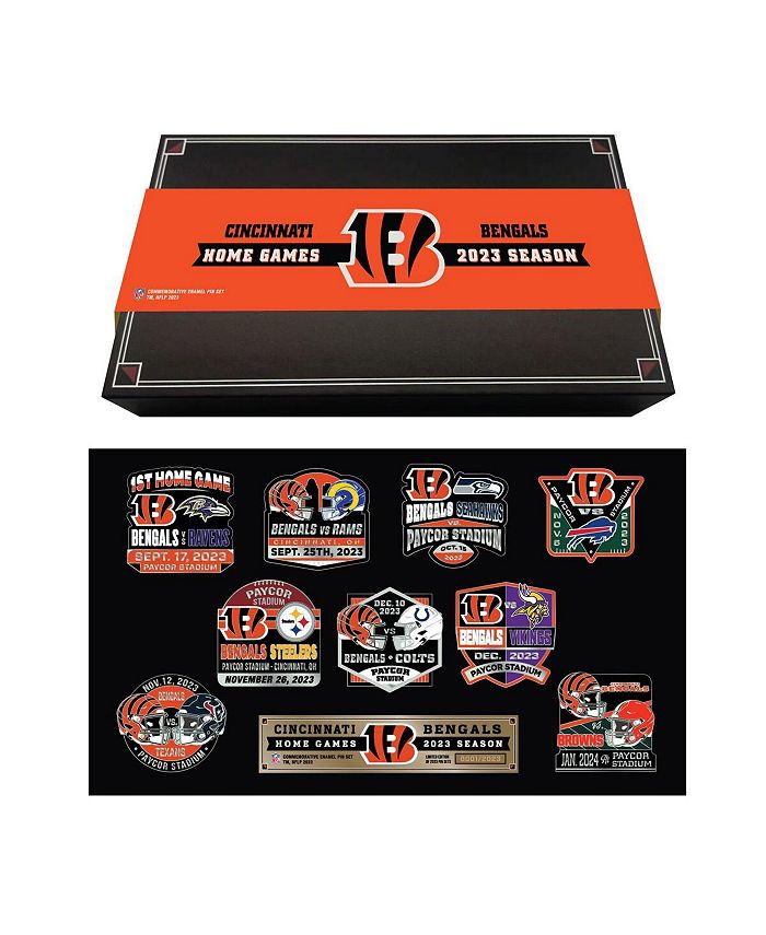 Mojo Licensing Cincinnati Bengals 2023-24 Game Day Pin Collector Set ...