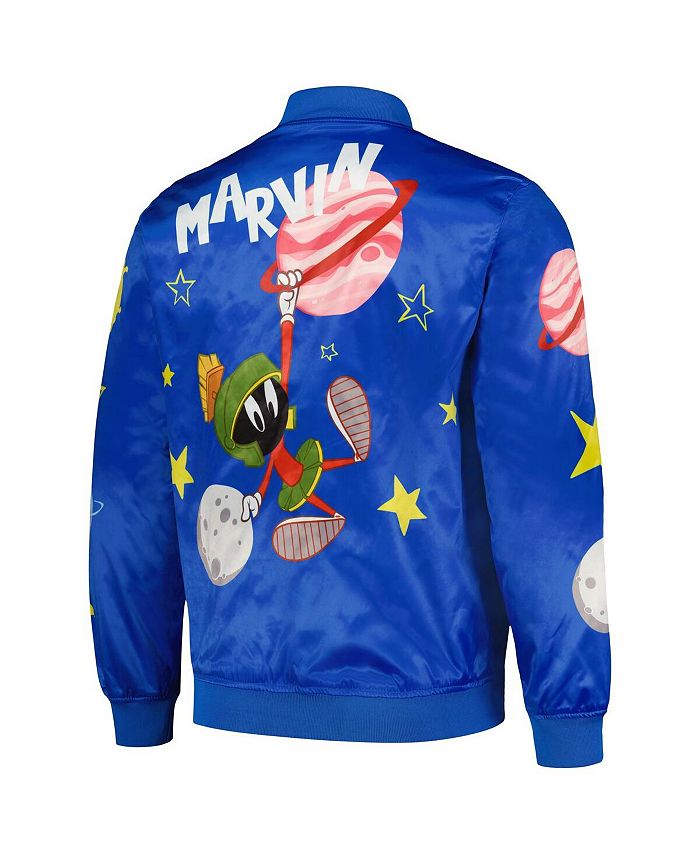 Freeze Max Men's Royal Looney Tunes Graphic Satin Full-Snap Jacket - Macy's