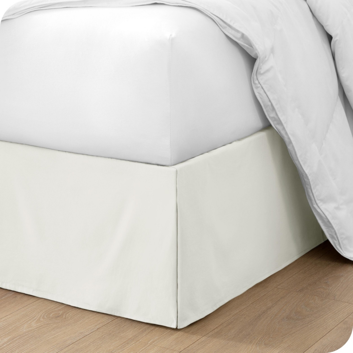 Click here for Bare Home Tailored 15" Pleated Bedskirt King... prices