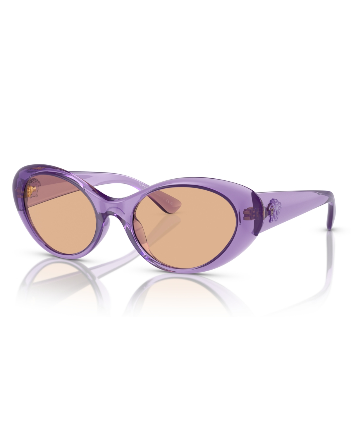 Click here for Versace Womens Sunglasses VE4455U - Purple Transpa... prices