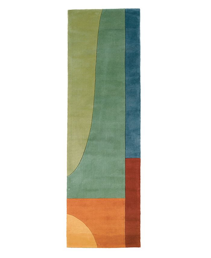 Momeni "New Wave Original NW-15 Tibet Multi" Area Rug, Runner - Macy's