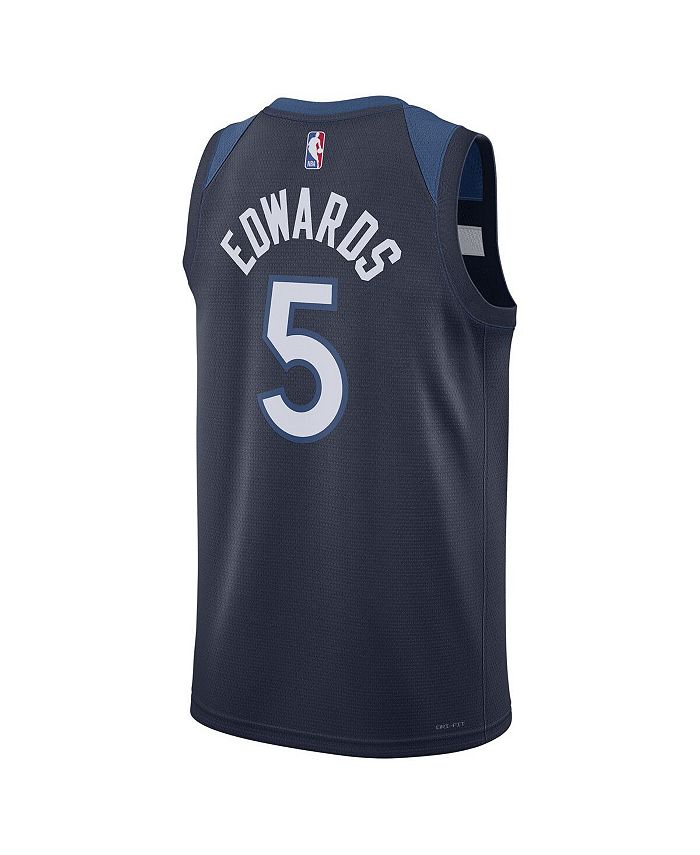 Nike Men's and Women's Anthony Edwards Navy Minnesota Timberwolves ...