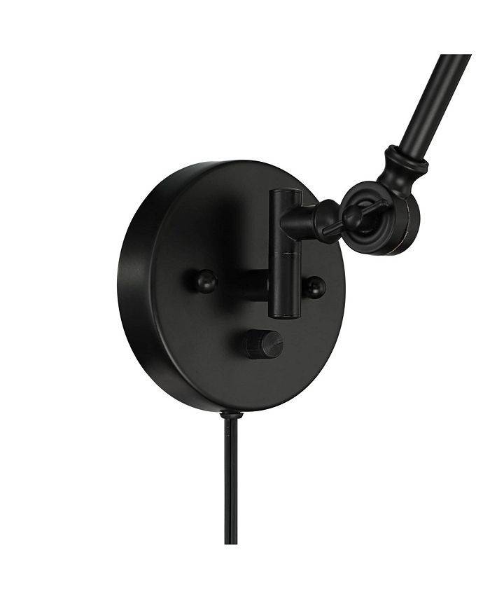 360 Lighting Mendes Modern Industrial Swing Arm Adjustable Wall Mounted ...