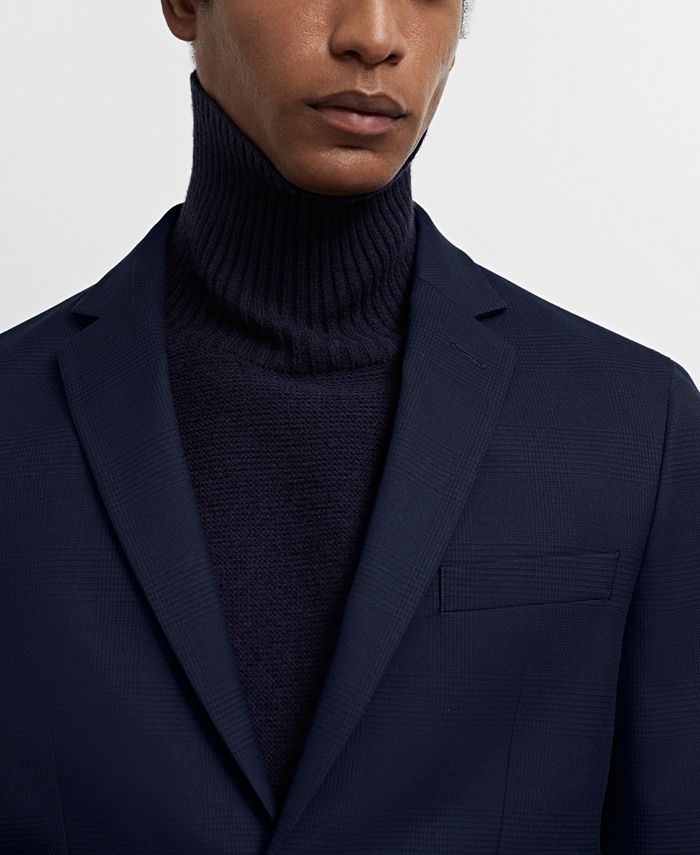 MANGO Men's Super Slim-Fit Stretch Fabric Suit Blazer - Macy's
