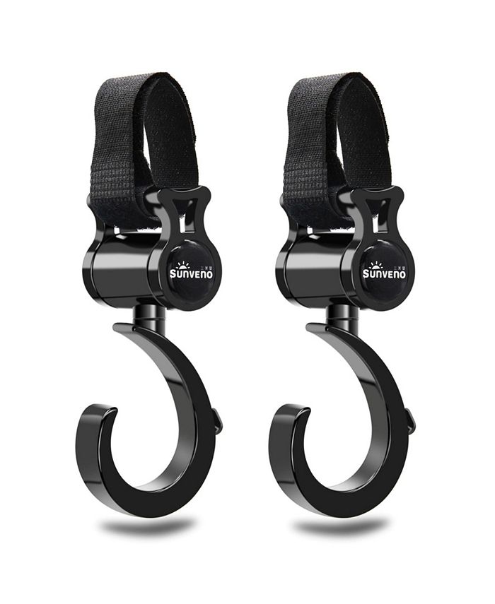Sunveno Baby Stroller Hooks with Velcro Straps Set of 2 - Macy's