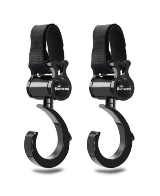 Sunveno Baby Stroller Hooks with Velcro Straps Set of 2 - Macy's