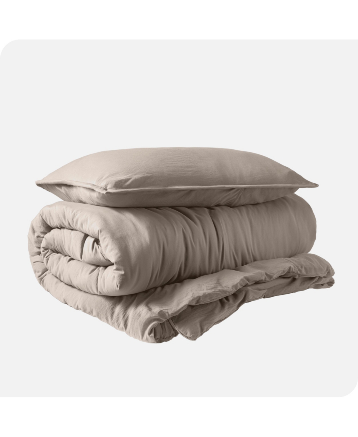 Click here for Bare Home Ultra-Soft Sand washed Duvet Cover & Sha... prices