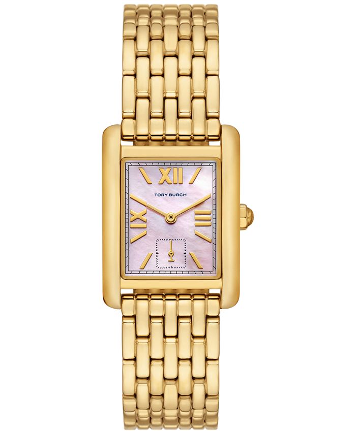 Tory Burch Women's The Eleanor Gold-Tone Stainless Steel Bracelet Watch ...