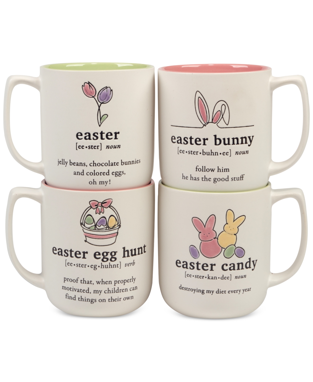 Click here for Certified International Easter Words Mugs  Set of... prices