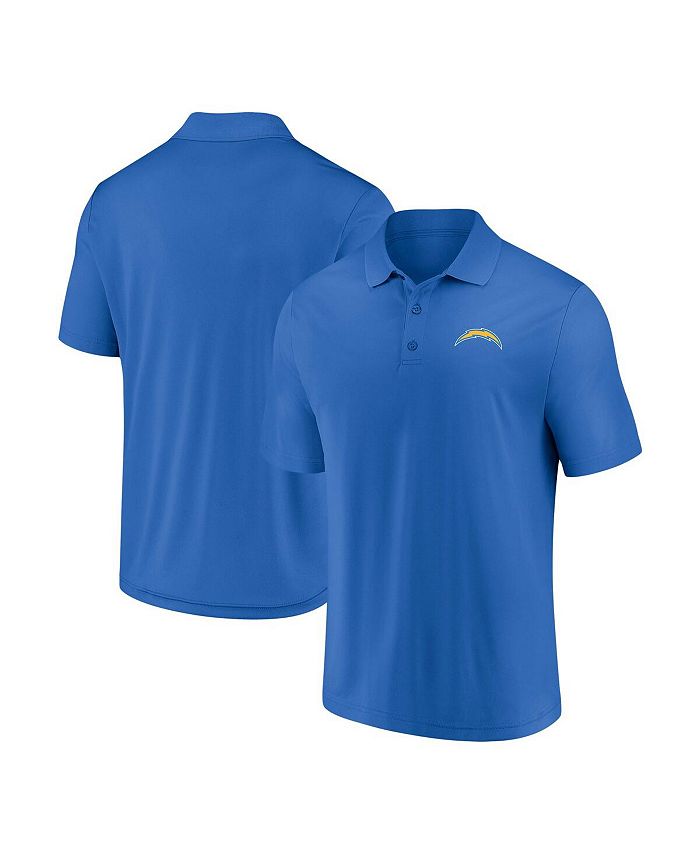 Fanatics Men's Powder Blue Los Angeles Chargers Component Polo Shirt ...