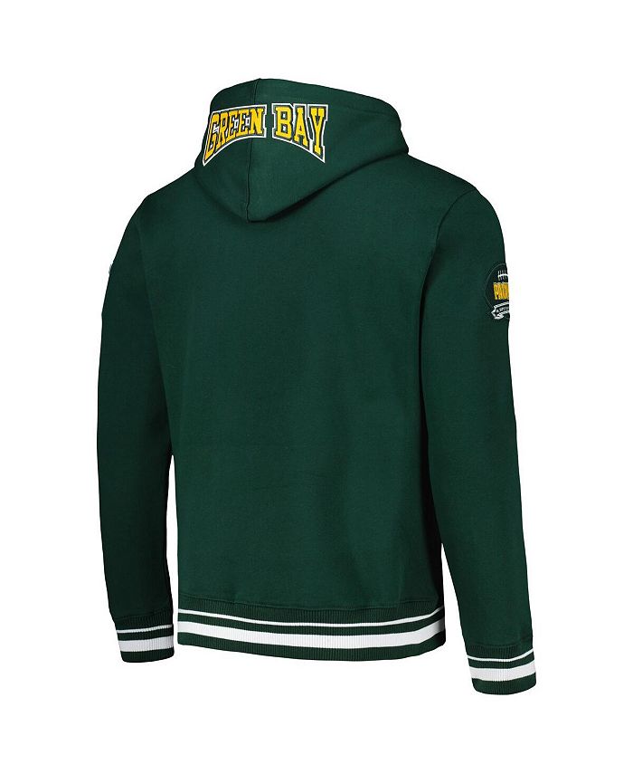 Pro Standard Men's Green Green Bay Packers Crest Emblem Pullover Hoodie ...