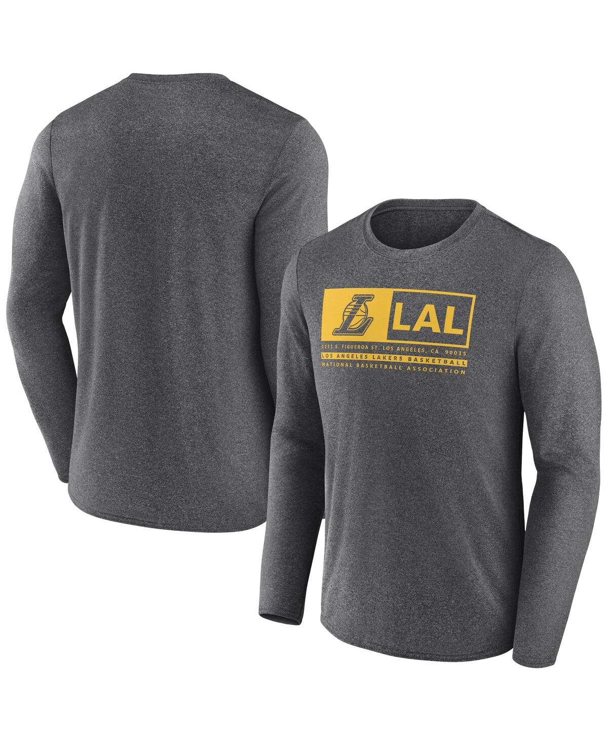 Click here for Mens Fanatics Heather Charcoal Los Angeles Lakers... prices