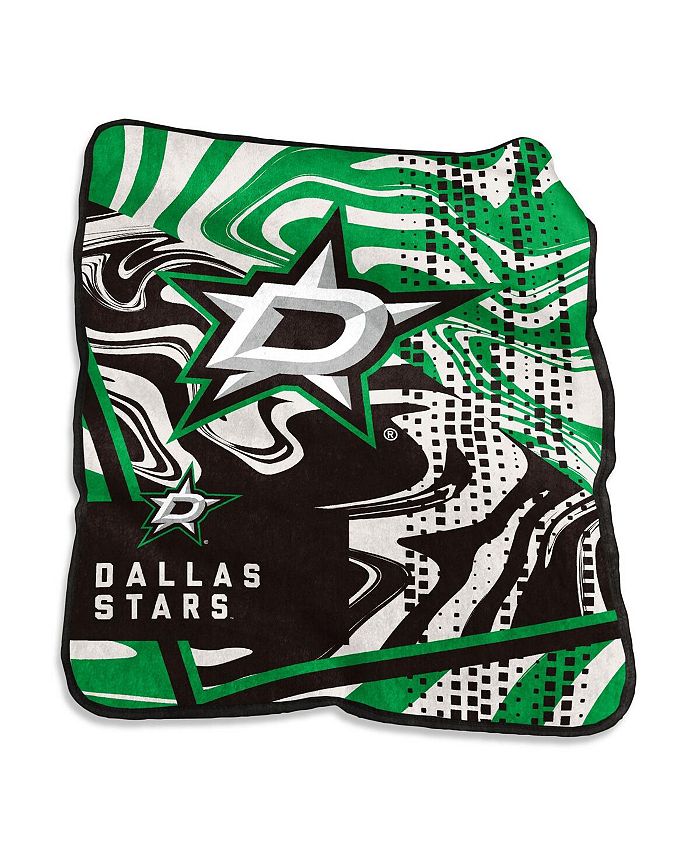Logo Brands Dallas Stars 50" x 60" Swirl Raschel Throw Blanket - Macy's