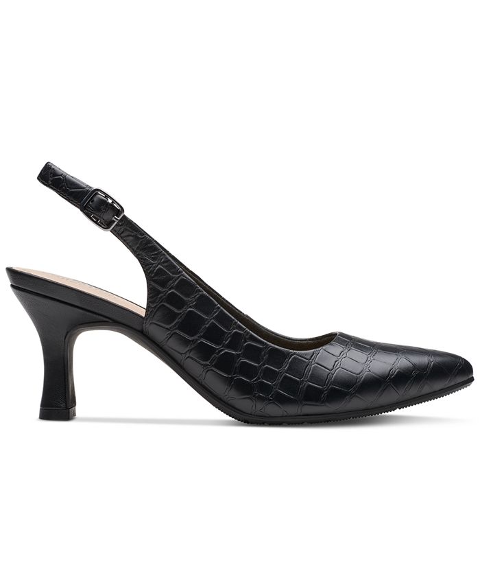 Clarks Women's Kataleyna Step Pointed-Toe Slingback Pumps - Macy's